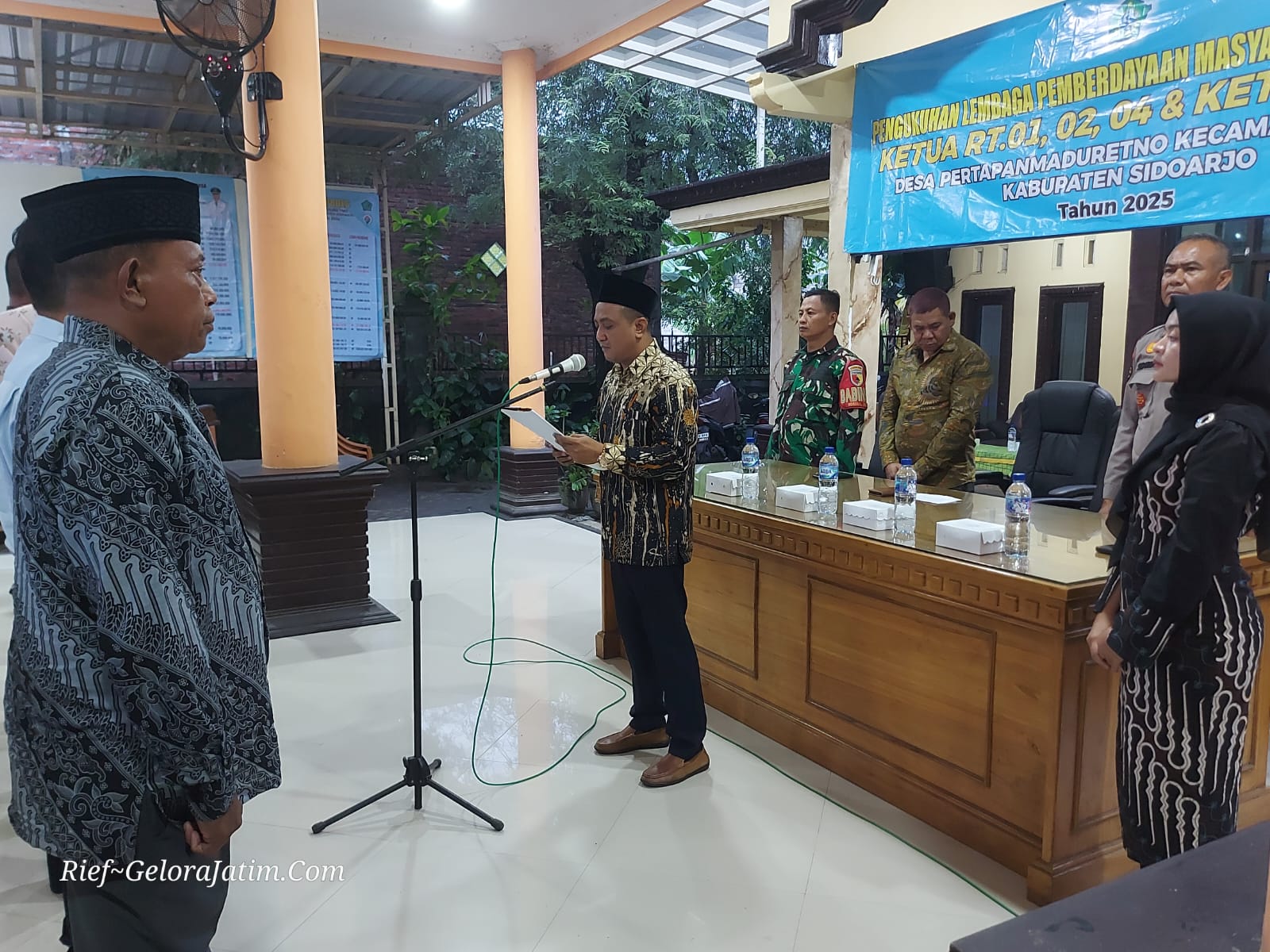 Kukuhkan Pengurus LPMD Yang Baru , Kades Pertapan Maduretno Taman ...